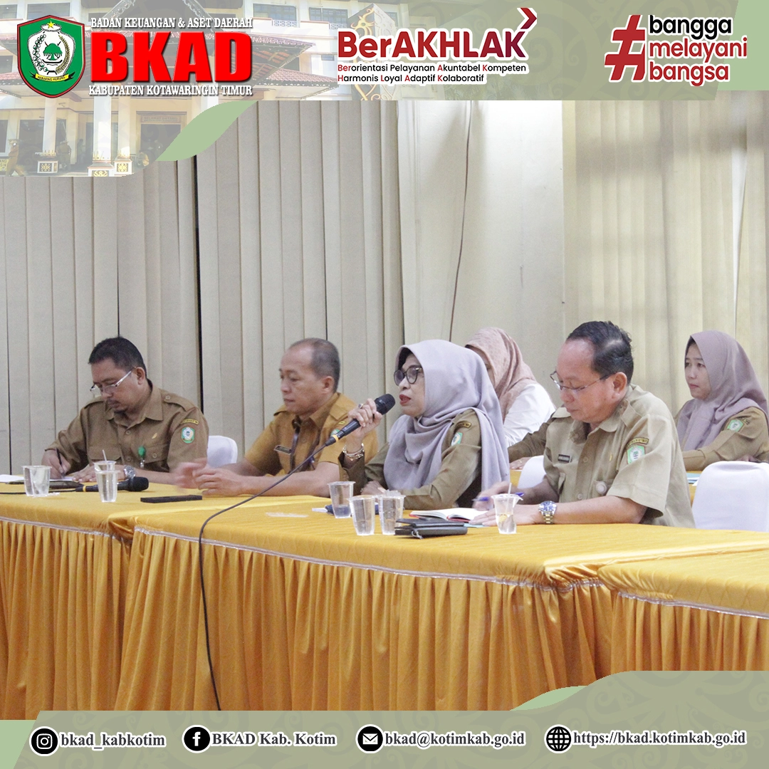 Rapat Rutin Internal BKAD Kab. Kotim